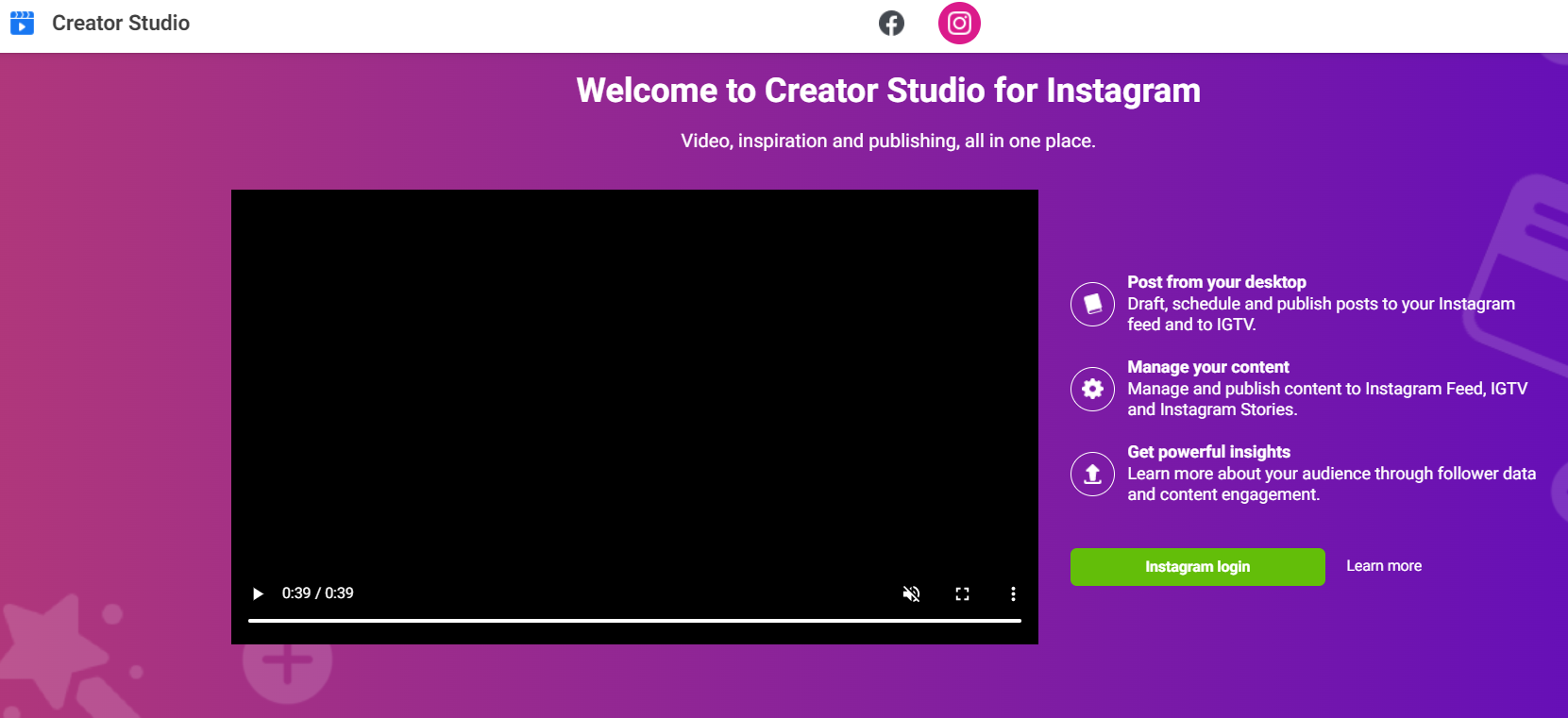 Instagram Creator Studio | Path Social