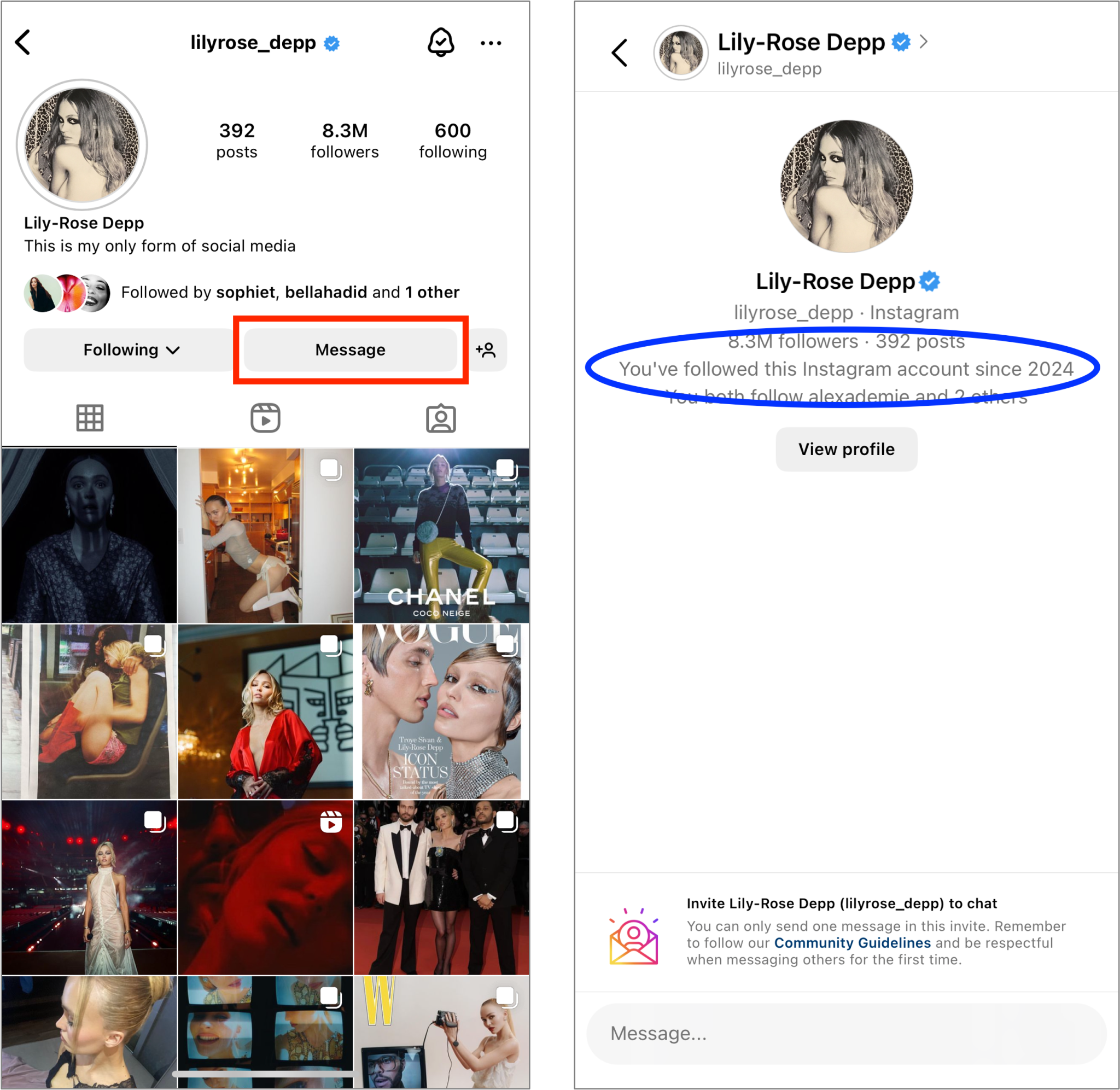 How To See Who Someone Is Following on Instagram | Path Social